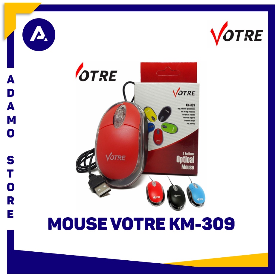 Jual Mouse Votre KM-309 Optical USB Mouse | Shopee Indonesia