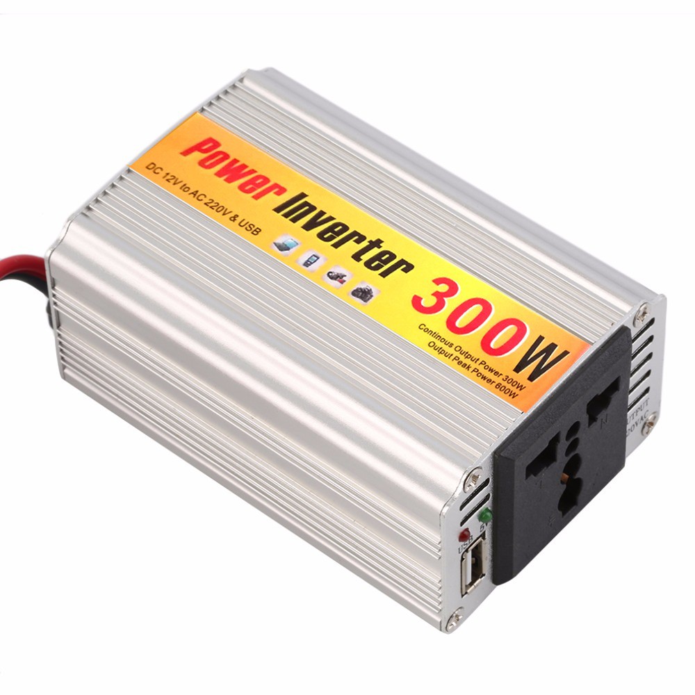Jual POWER INVERTER 300 WATT WITH USB PORT Power Inverter 300 W DC 12V ...