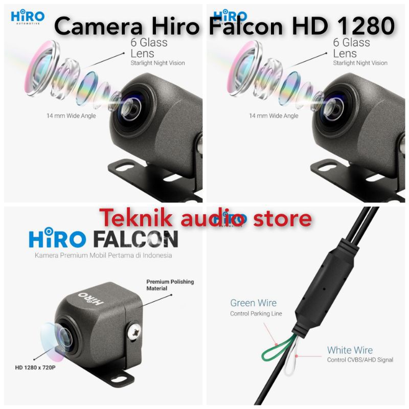 Jual Camera Mundur Hiro Falcon Preminium HD 1280 universal | Shopee ...