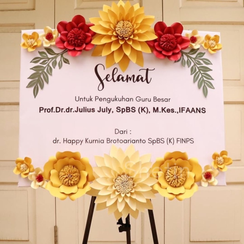 Jual Papan Bunga Kertas / Karangan Bunga Jakarta Tangerang Soft Opening ...