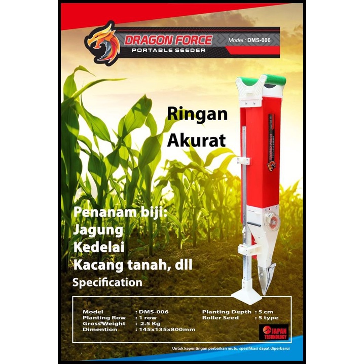 Jual Alat Tanam Benih Dragon Force, Alat Tanam Jagung, Tanam Biji ...