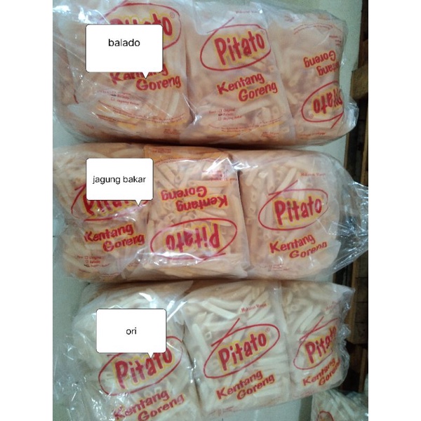 Jual pitato kentang goreng 12 x 250 gr | Shopee Indonesia