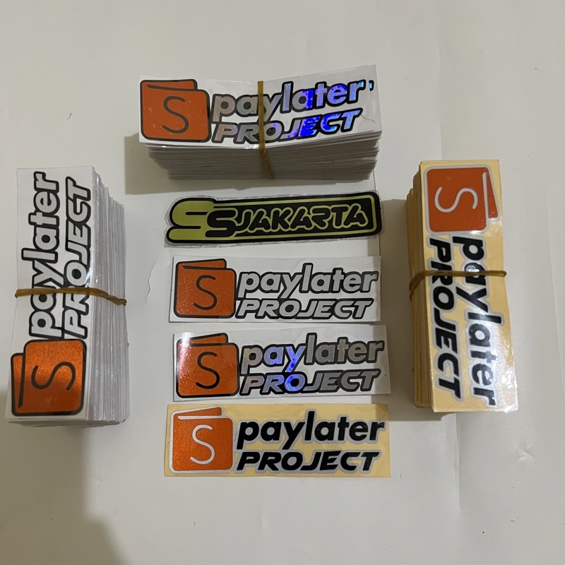 Jual STIKER STICKER SHOPEEPAYLATER PROJECT CUTTING | Shopee Indonesia