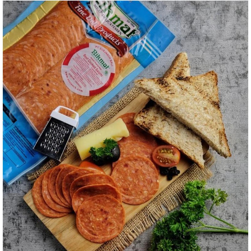 Jual BEEF COOKED SALAMI - NIKMAT Daging Sapi Olahan HALAL | Shopee ...