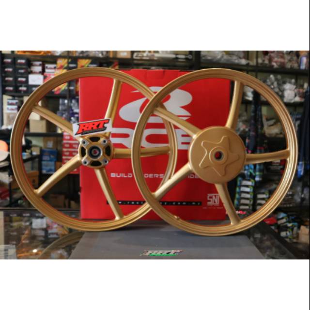 Jual VELG RCB SP522 RACINGBOY MIO GOLD BLACK 120 - 140 160 /17 | Shopee ...
