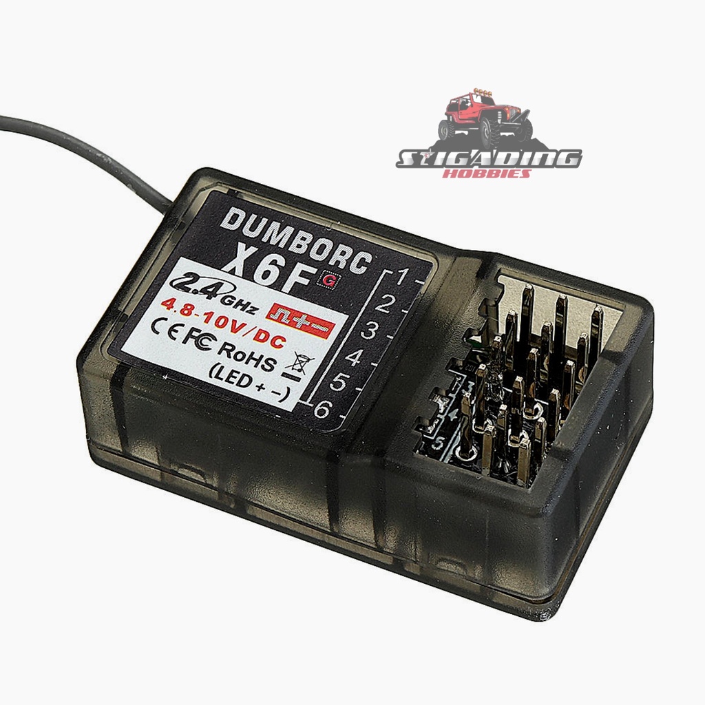 Jual DUMBORC RECEIVER RX X6F 6CH DUMBO RC | Shopee Indonesia