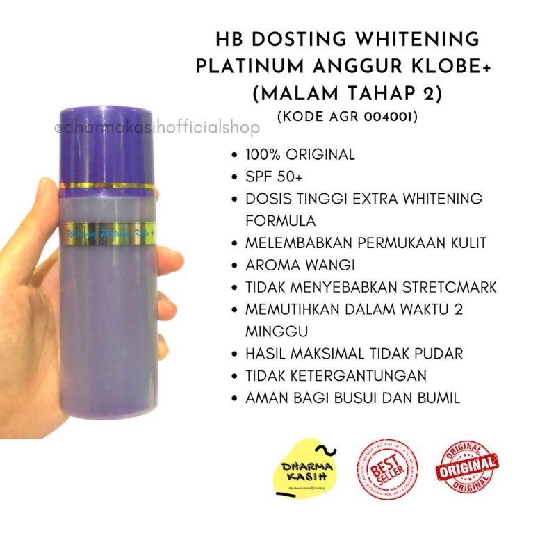 Jual (004001) HANDBODY ANGGUR SUPER KLOBE+ /HB ANGGUR SUPER / KLOBE+/HB ...