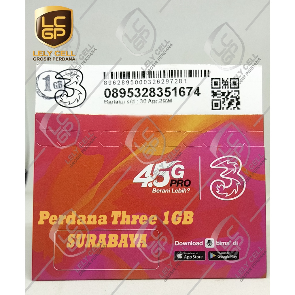 Jual Perdana Tri AON 1 ( Three ) | Shopee Indonesia