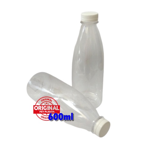 Jual Botol Cantik 600ml Plastik Pet Botol Oval Botol Juice Minum ...