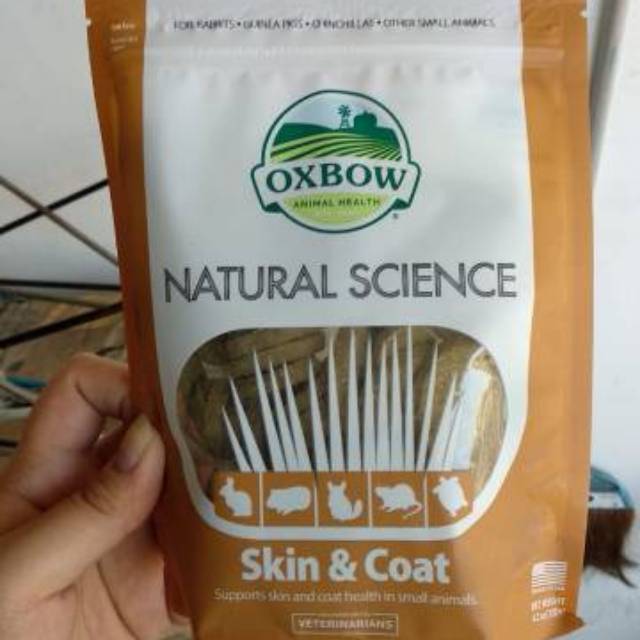 Jual Oxbow Natural Science Skin and Coat Support 60's Tabs (120 gram ...