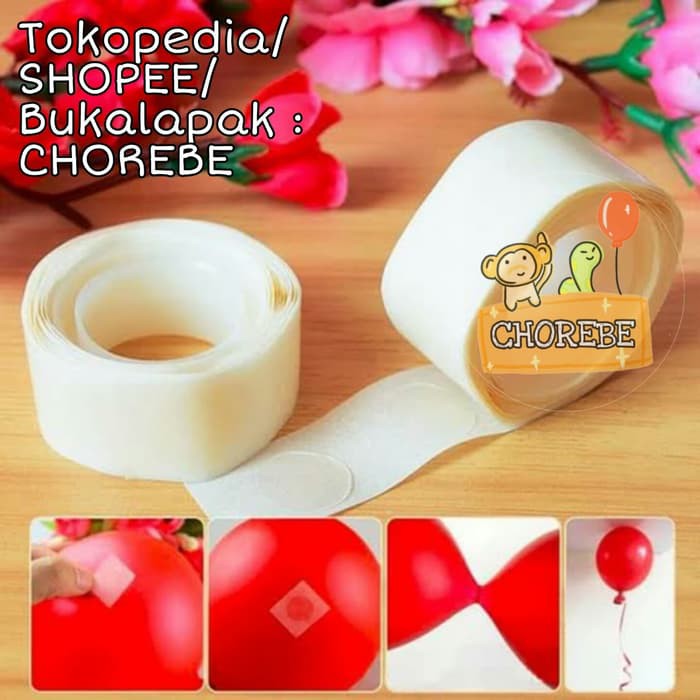 Jual Lem Balon / Perekat Balon / Glue Dot Balloon / Tempelan Balon ...