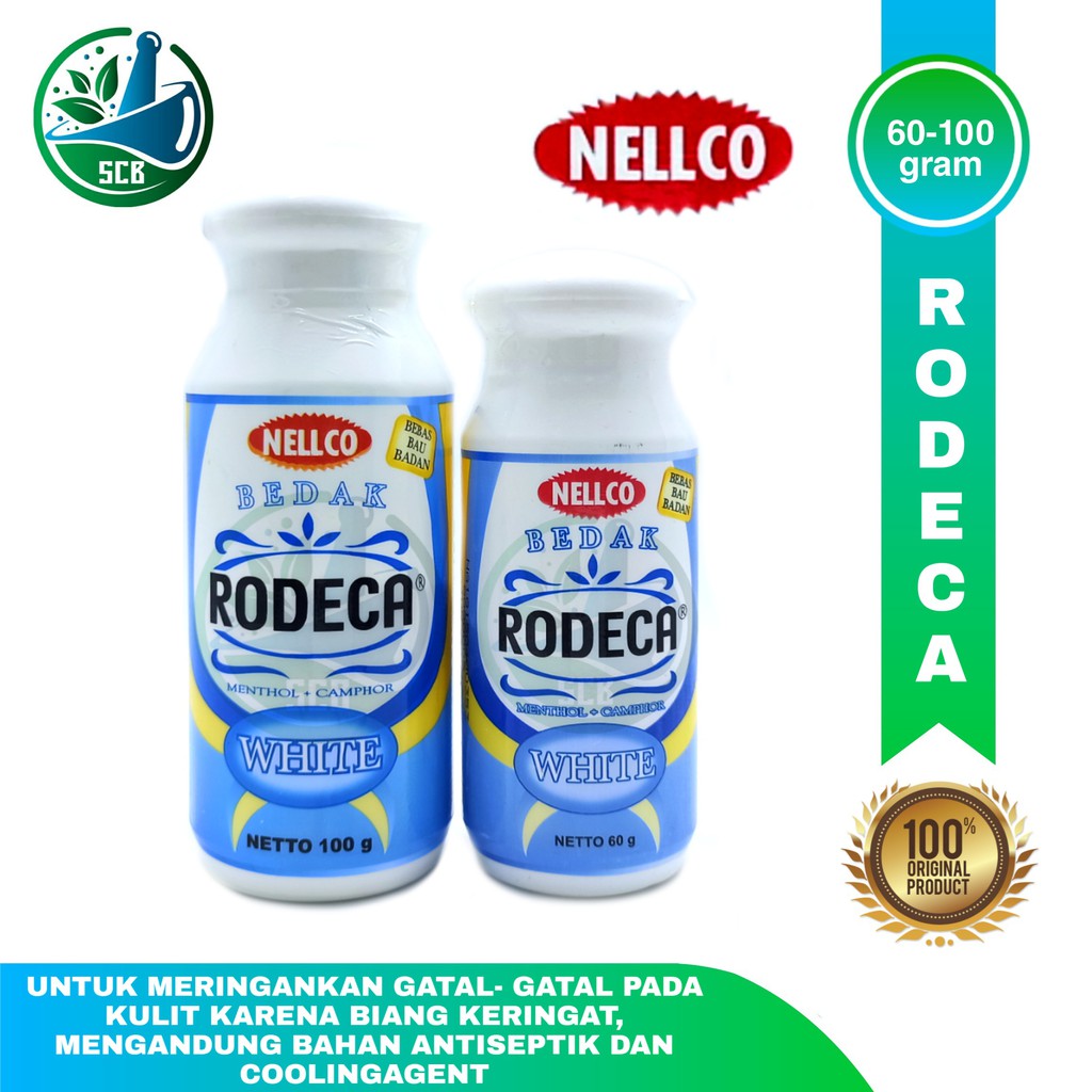Jual Nellco Bedak Rodeca - Isi 60g - 100g - Bedak Gatal-Biang keringat ...