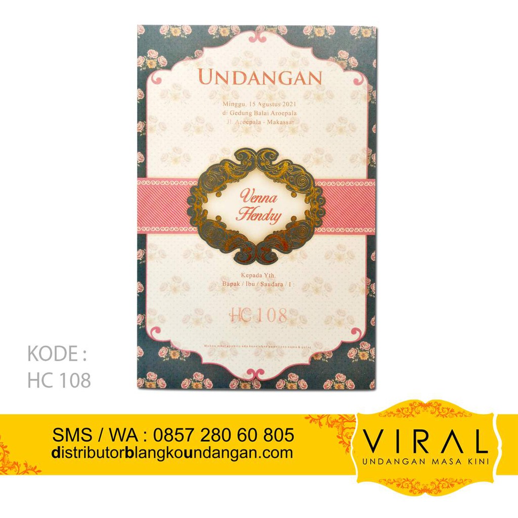 Jual Blangko Undangan HC 108 Isi 100 Harga Murah | Shopee Indonesia
