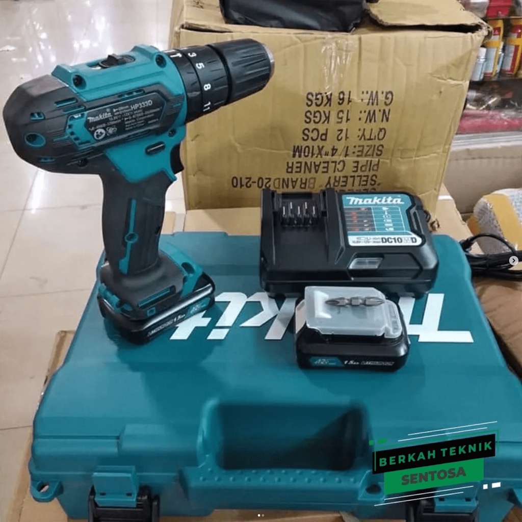 Jual MESIN BOR BETON BATERAI MAKITA HP333DWYE | Shopee Indonesia