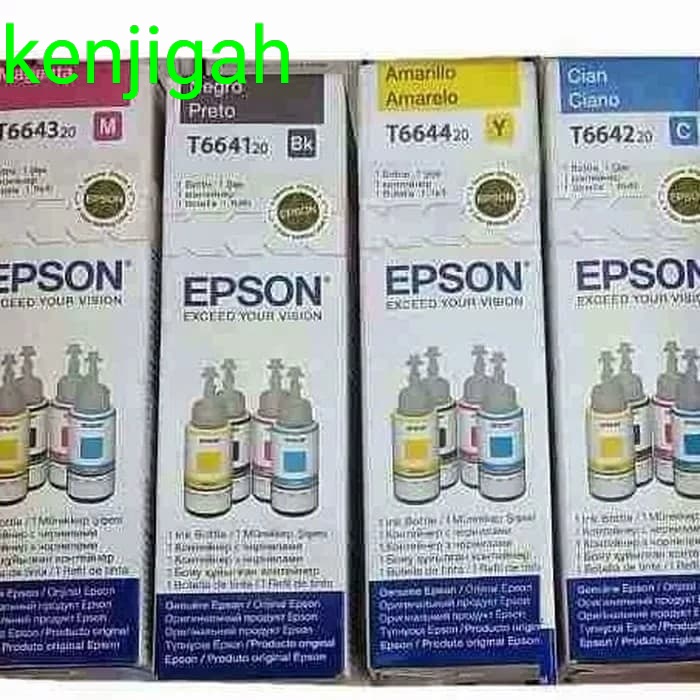 Jual Tinta Epson L100/L110/L200/L210/L300/L350/355 Original | Shopee ...