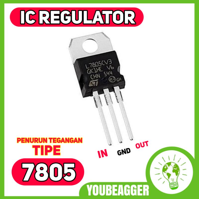 Jual IC REGULATOR 7805 | Shopee Indonesia