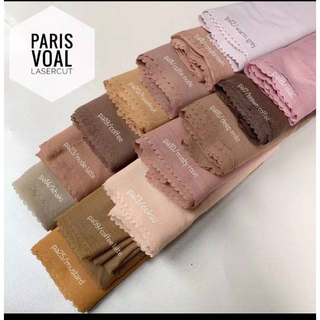 Jual Paris voal segi empat ( laser cut ) | Shopee Indonesia