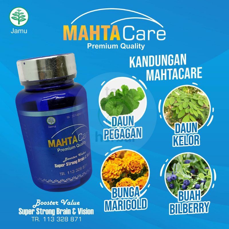 Jual Mahtacare Obat Mata Herbal Minus Slinder Dan Katarak Bpom - Mahta ...