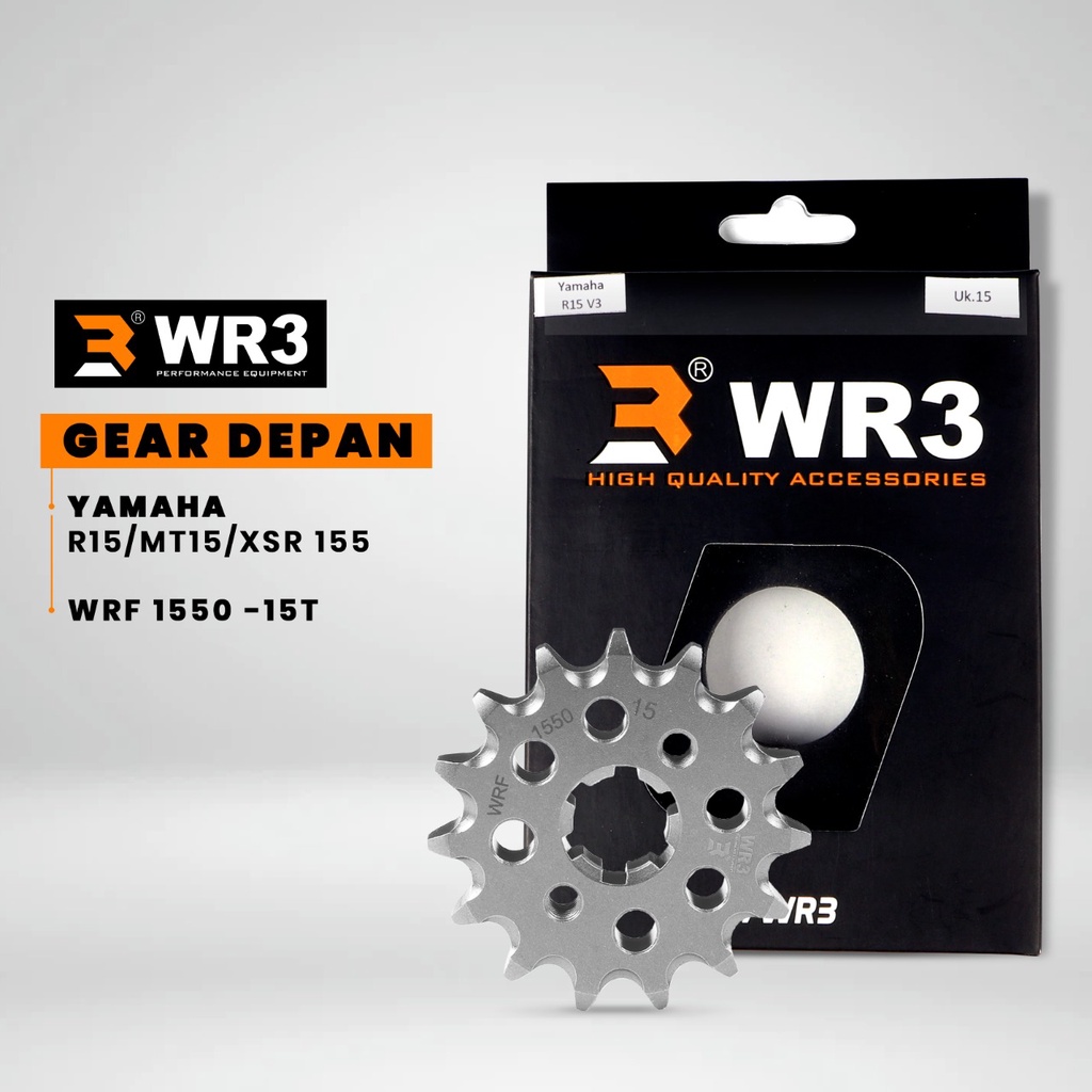 Jual Gear Depan WR3 R15/MT15/XSR155 WRF 1550 | Shopee Indonesia