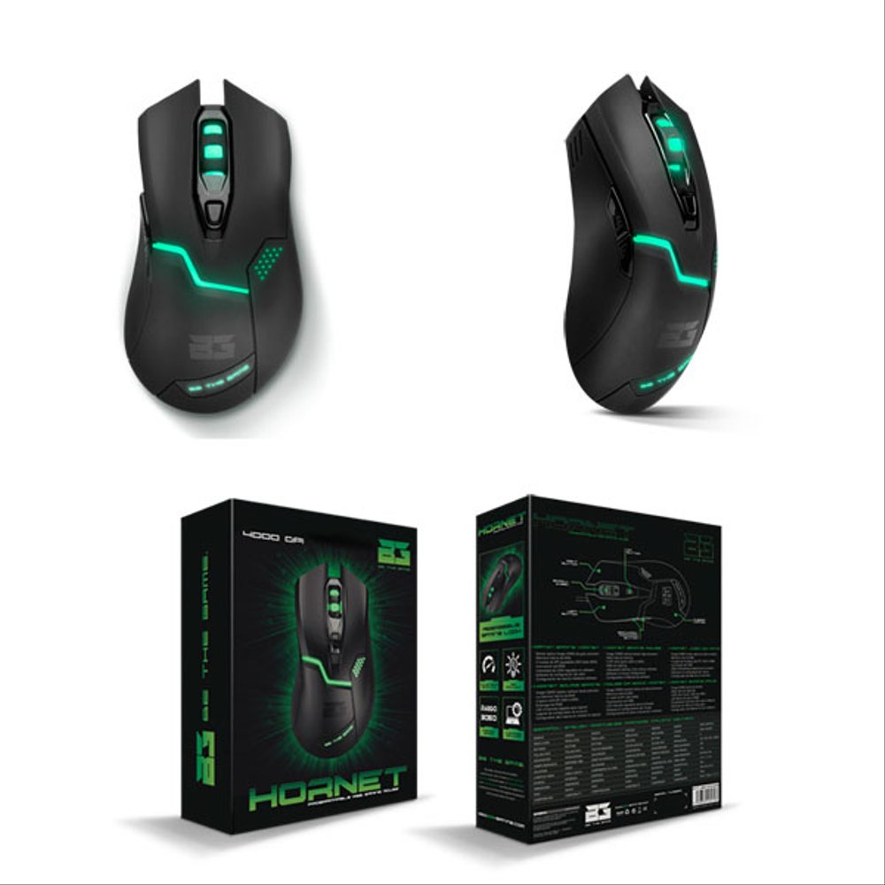 Jual Mouse Gaming Hornet 4000 DPI | Shopee Indonesia