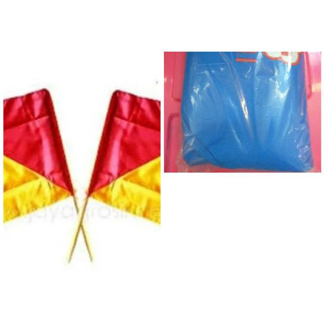 Jual Bendera Semaphore set Pramuka atau Syal PMR bordir | Shopee Indonesia