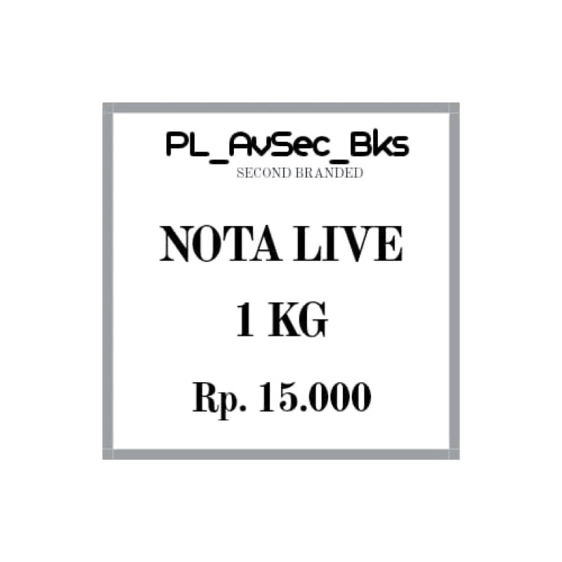 Jual NOTA FIX LIVE 1KG | Shopee Indonesia