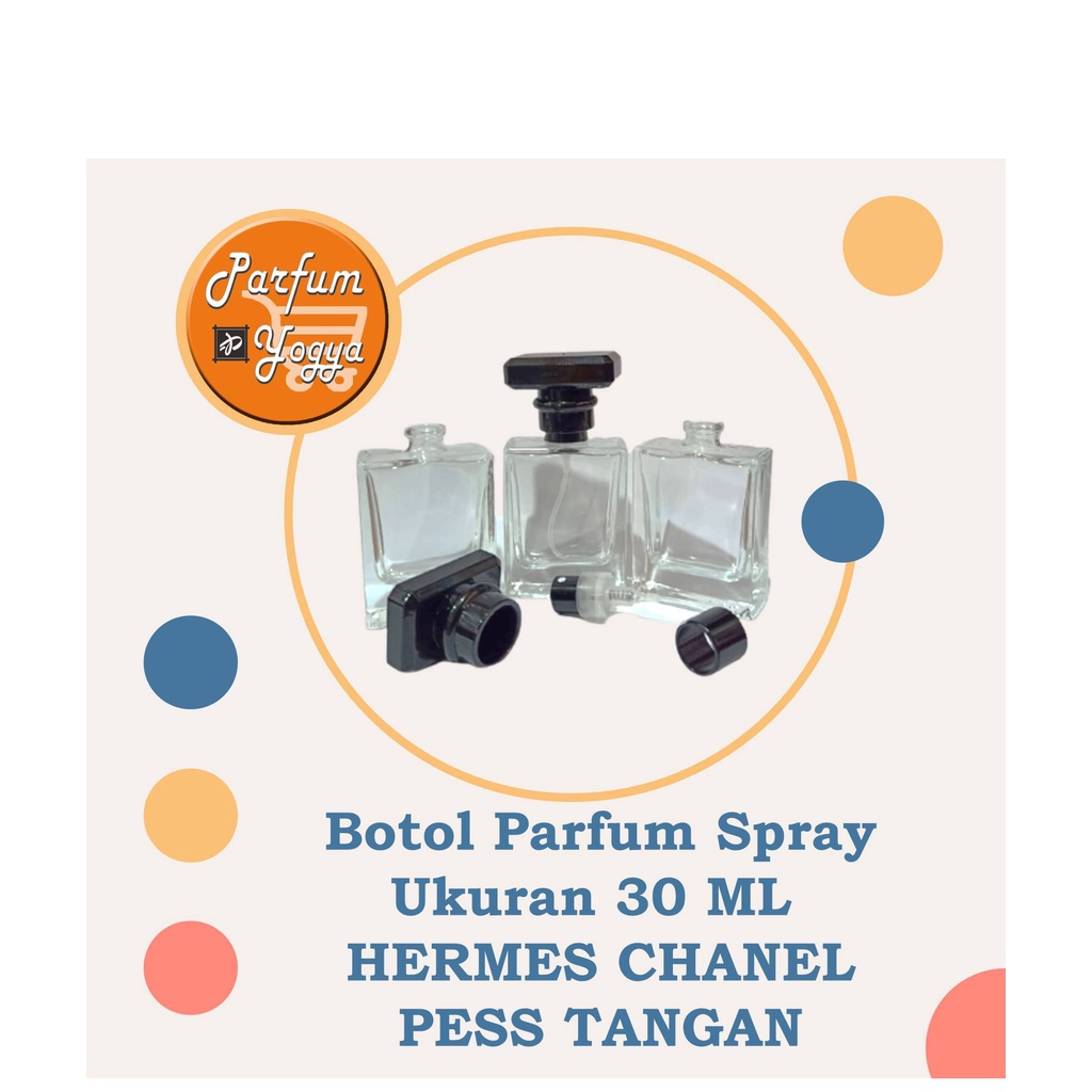 Jual BOTOL PARFUM SPRAY HERMES PRESS TANGAN 30 ML | BOTOL KACA | Shopee ...