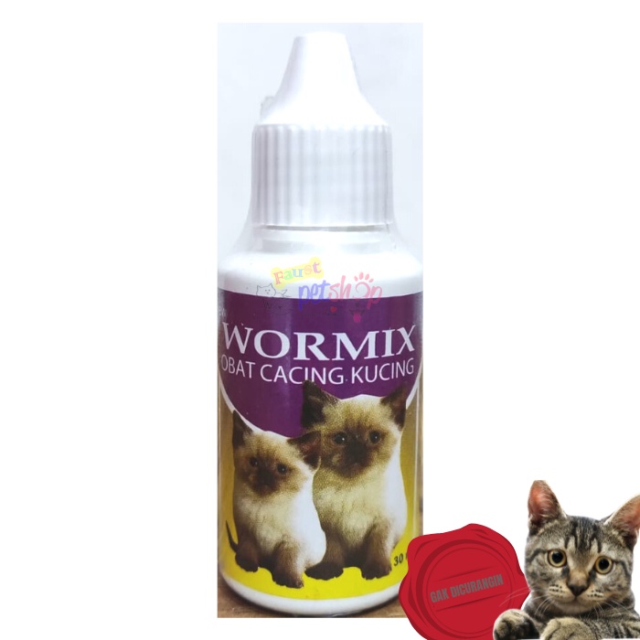 Jual Wormix 30 Ml Obat Cacing Kucing Cat Medicine | Shopee Indonesia