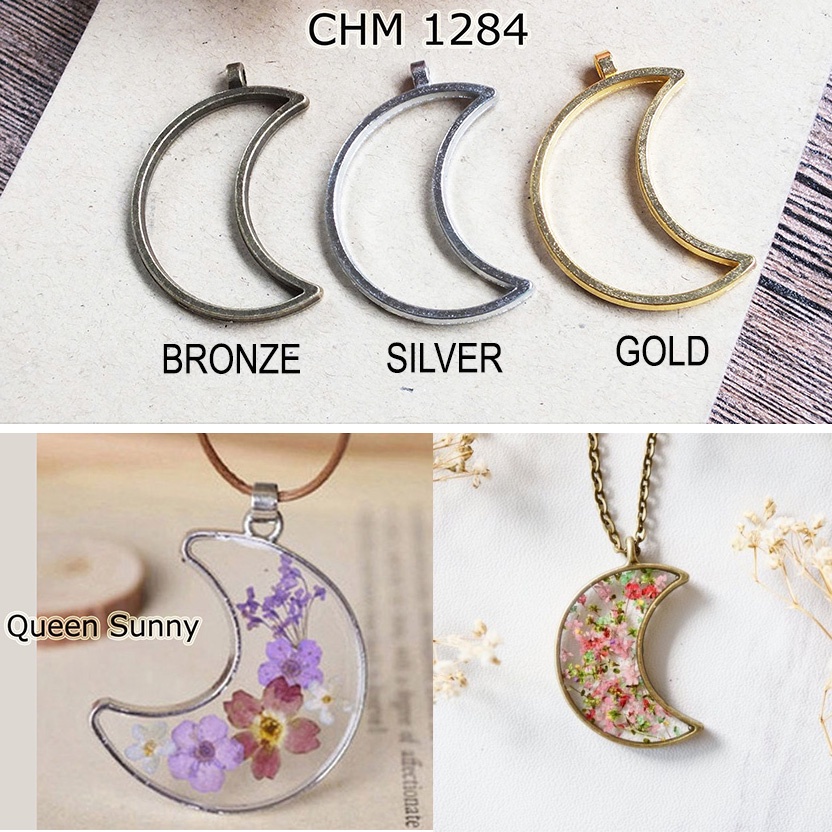 Jual Bezel Bulan - Cameo Blank Bulan - Bingkai Resin Bulan - Aksesoris ...