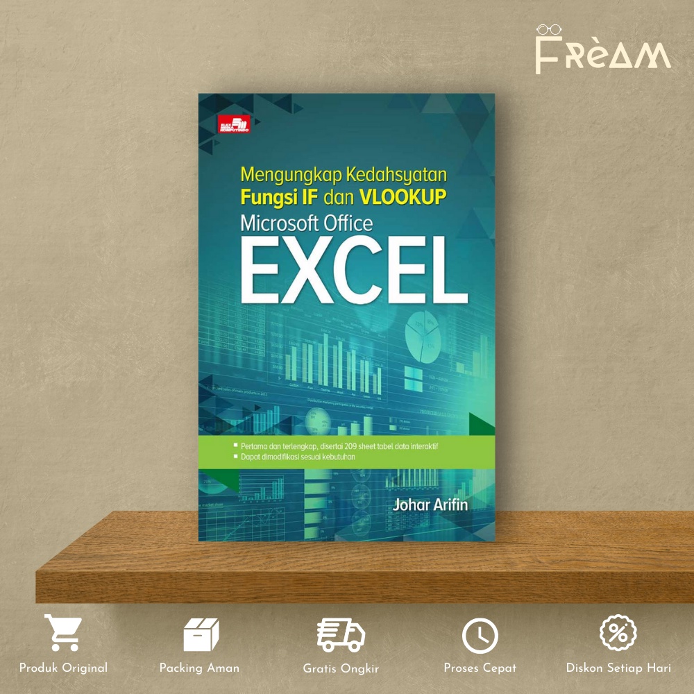 Jual Buku Komputer Mengungkap Kedahsyatan Fungsi IF dan VLOOKUP Microsoft Office Excel by Johar ...