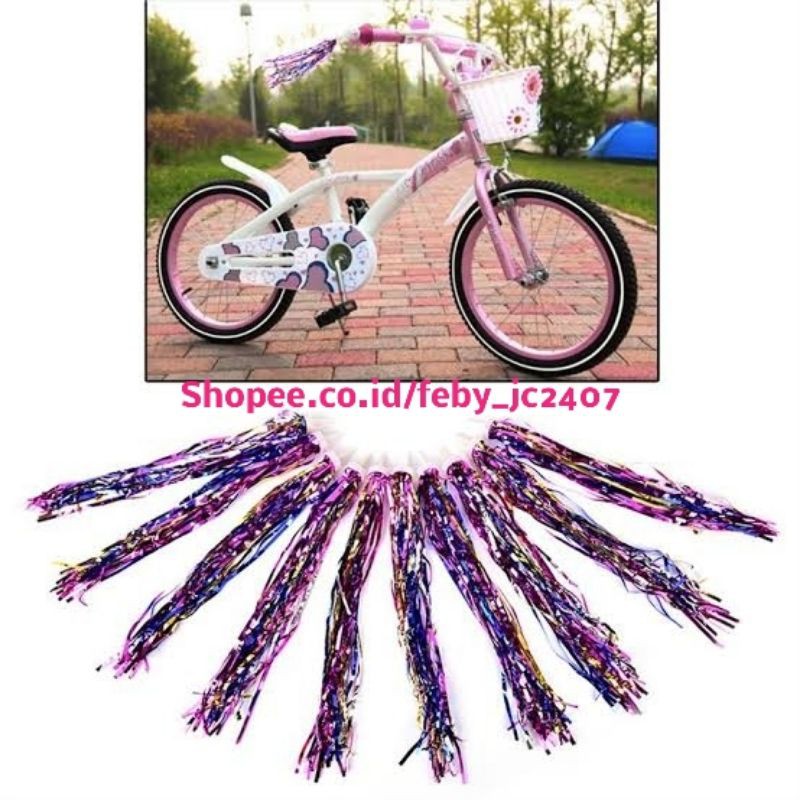 Jual VARIASI SEPEDA ANAK RUMBAI PITA KICIR KICIR HANDLE BAR STANG ...