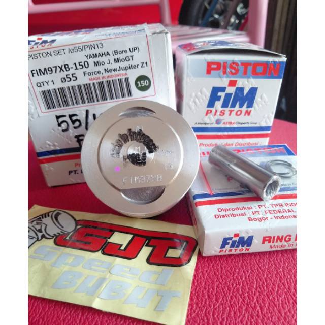 Jual Piston fim mio j bore up 55 mm pen13 m3 fim97xb | Shopee Indonesia