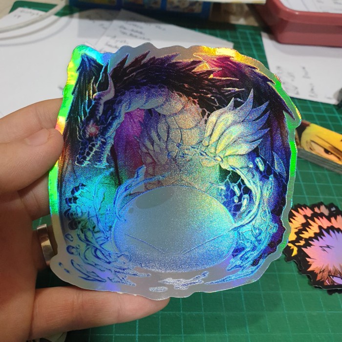 Jual Sticker Hologram Anime Besar - PSH793 - Tensura - Veldora | Shopee ...