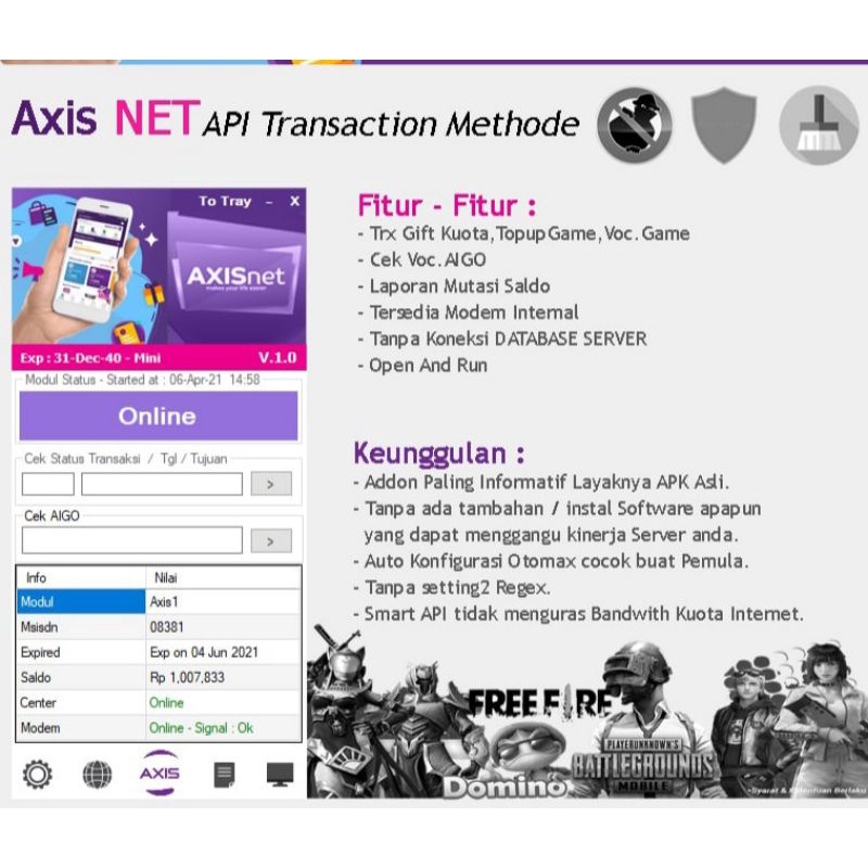 Jual Add-on AXiS Net For Otomax | Shopee Indonesia