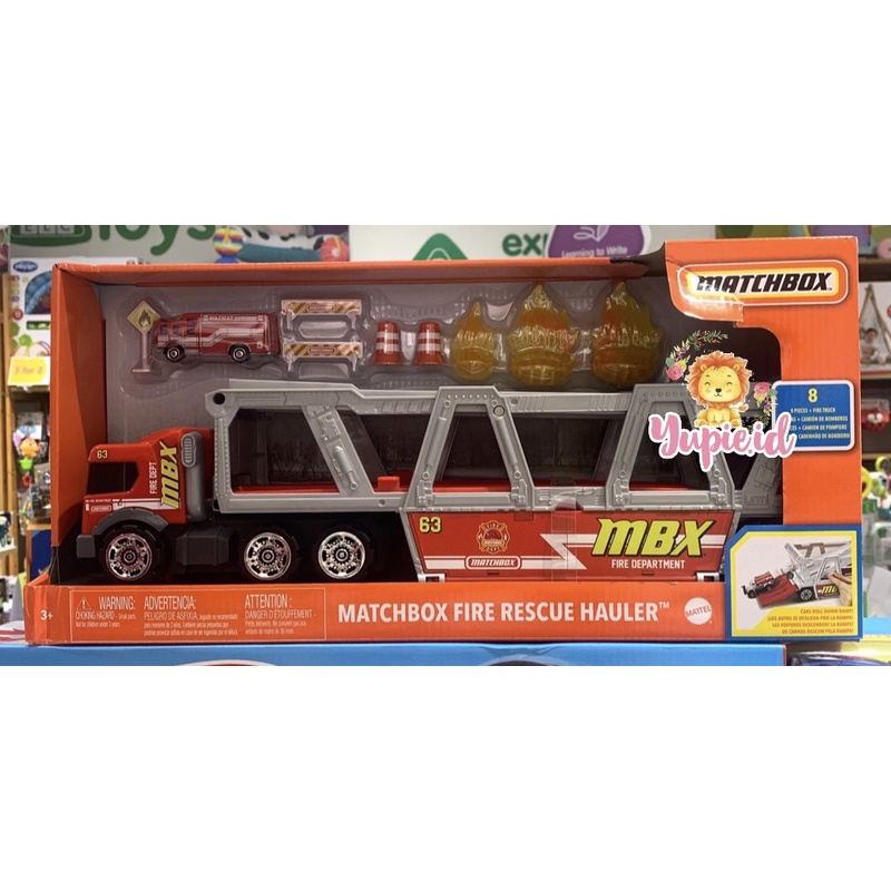 Jual matchbox fire rescue hauler playset | Shopee Indonesia