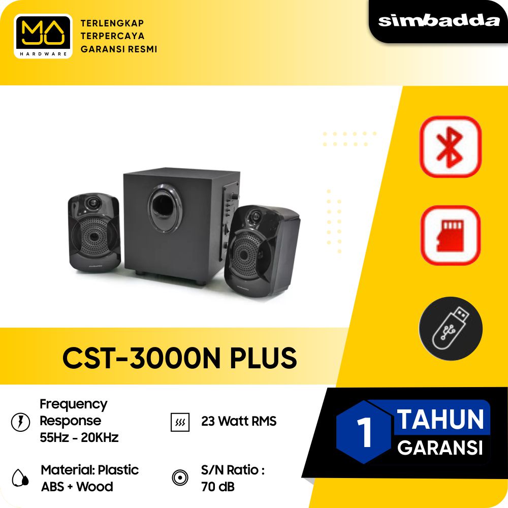 Jual Speaker Simbadda CST 3000N+ - Subwoofer Power Bass Multimedia New ...