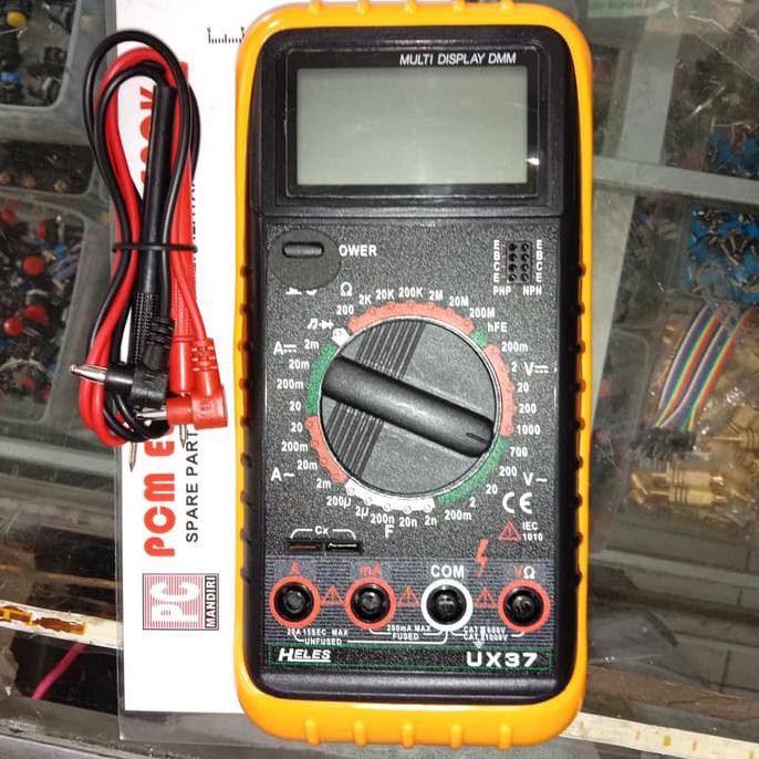 Jual Multimeter Multitester Tester Avometer Heles Digital Ux37Tr Ux ...