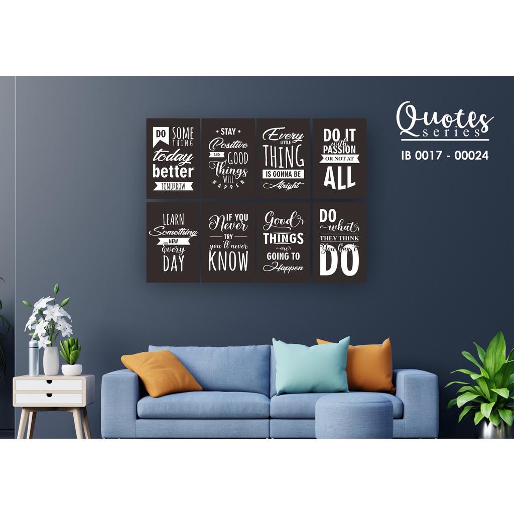 Jual Hiasan dinding quotes/poster kayu kata-kata bijak | Shopee Indonesia