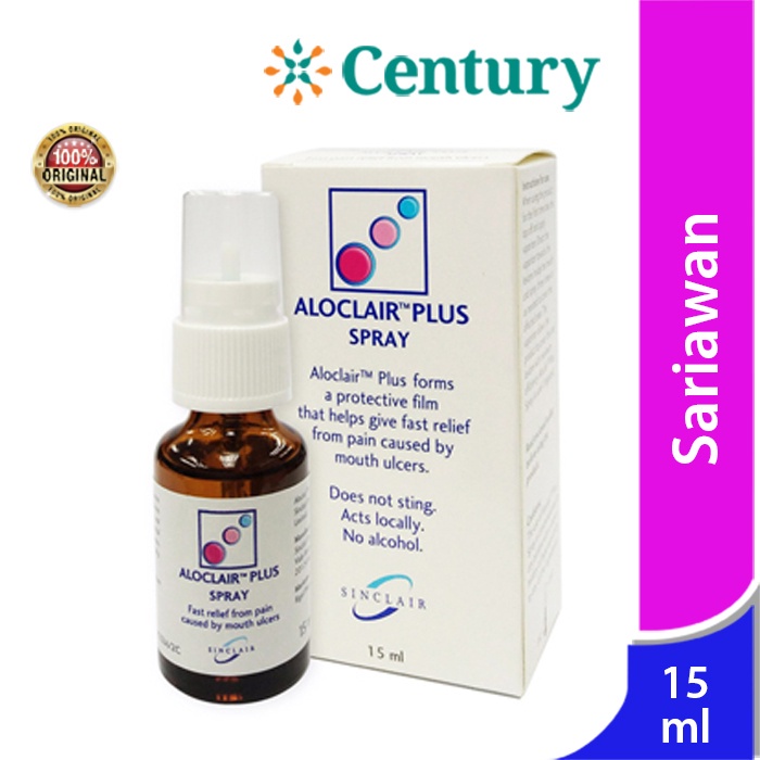 Jual Aloclair Plus Spray 15ml / Spray Mulut / Sariawan | Shopee Indonesia