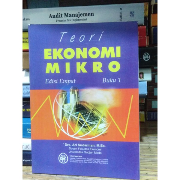 Jual Teori Ekonomi Mikro Edisi 4 Buku 1 By Drs. Ari Sudarman | Shopee Indonesia