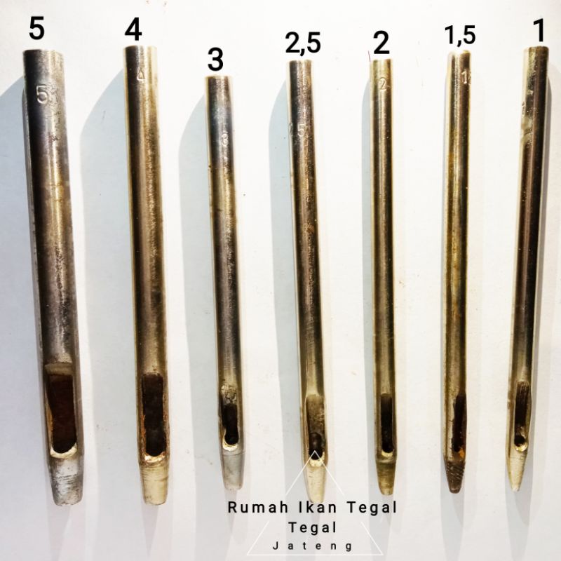 Jual Plong Pembolong Bulat Bahan Kulit Hollow Punch Ukuran 1mm - 5mm ...
