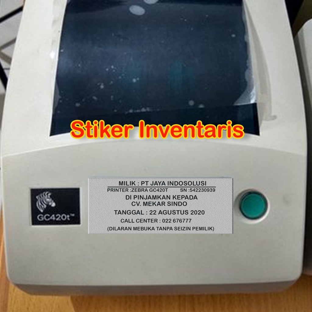 Jual Sticker Label Inventaris Barang | Shopee Indonesia