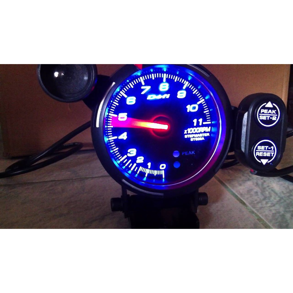 Jual RPM tachometer DEFI indikator gauge shift light | Shopee Indonesia
