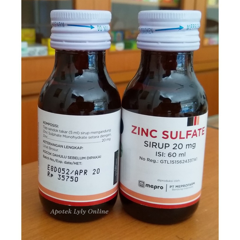 Jual Zink Zinc syrup 60ml | Shopee Indonesia