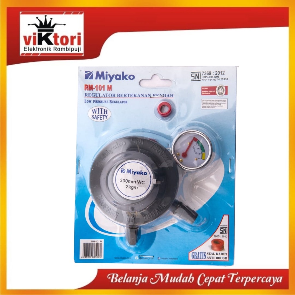 Jual REGULATOR MIYAKO RM101M / REGULATOR KOMPOR / REGULATOR GAS TEKANAN ...