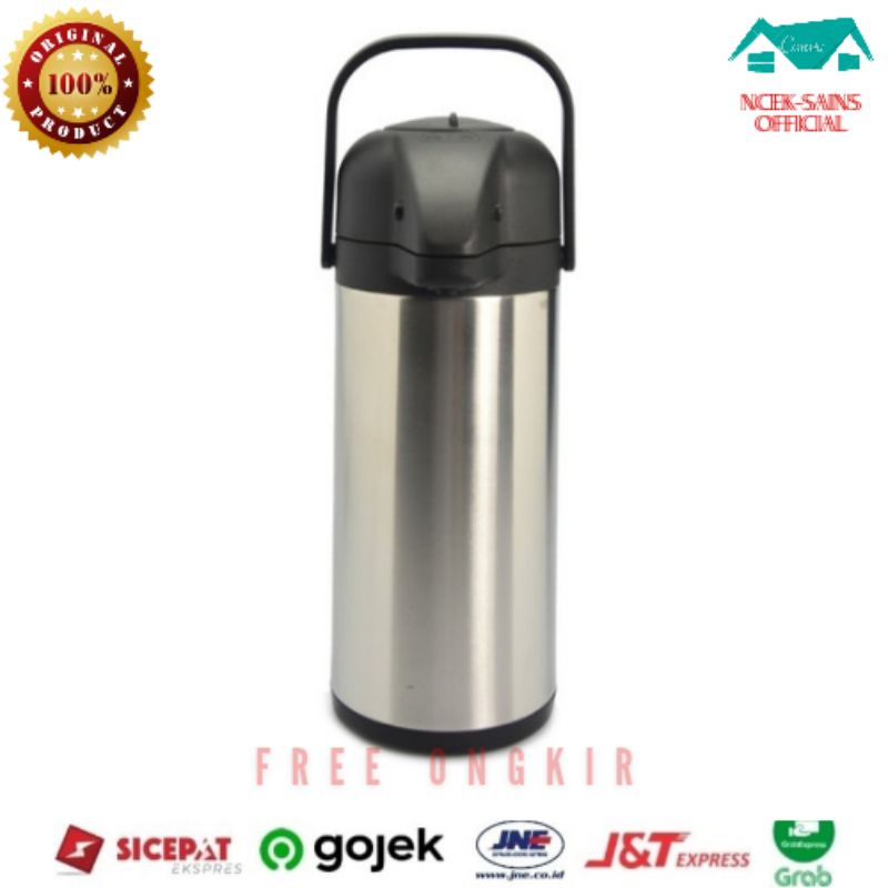 Jual Krisbow termos air 3 liter dengan pompa | Shopee Indonesia