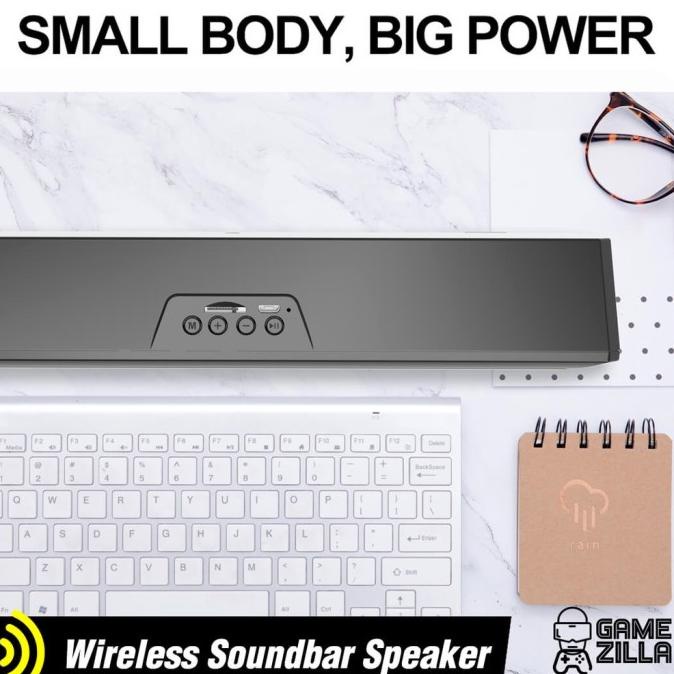 Jual [NEW!!!] SPEAKER BLUETOOTH SOUNDBAR KECIL SPIKER PC LAPTOP ...