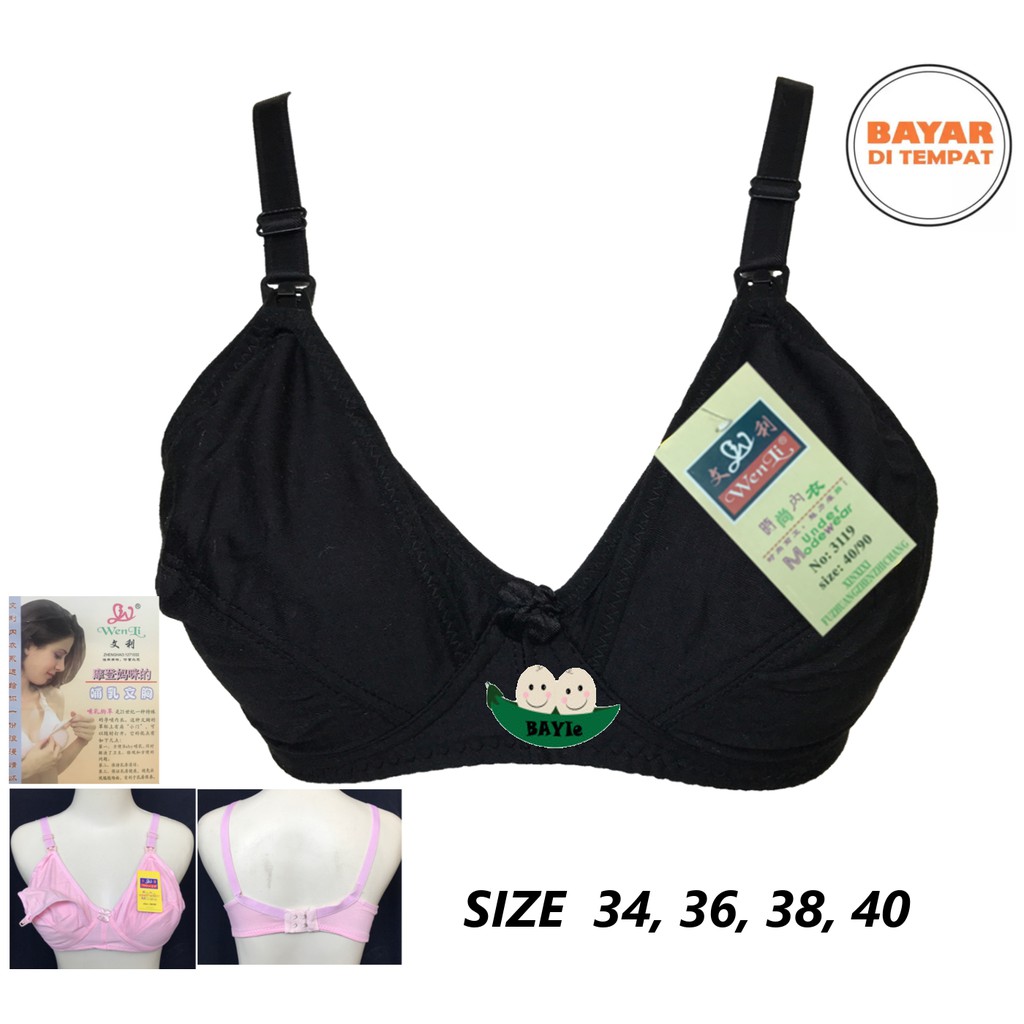 Jual BAYIe - BH/Bra Ibu Menyusui / Nursing BRA WEN LIE Bahan 100% Katun ...