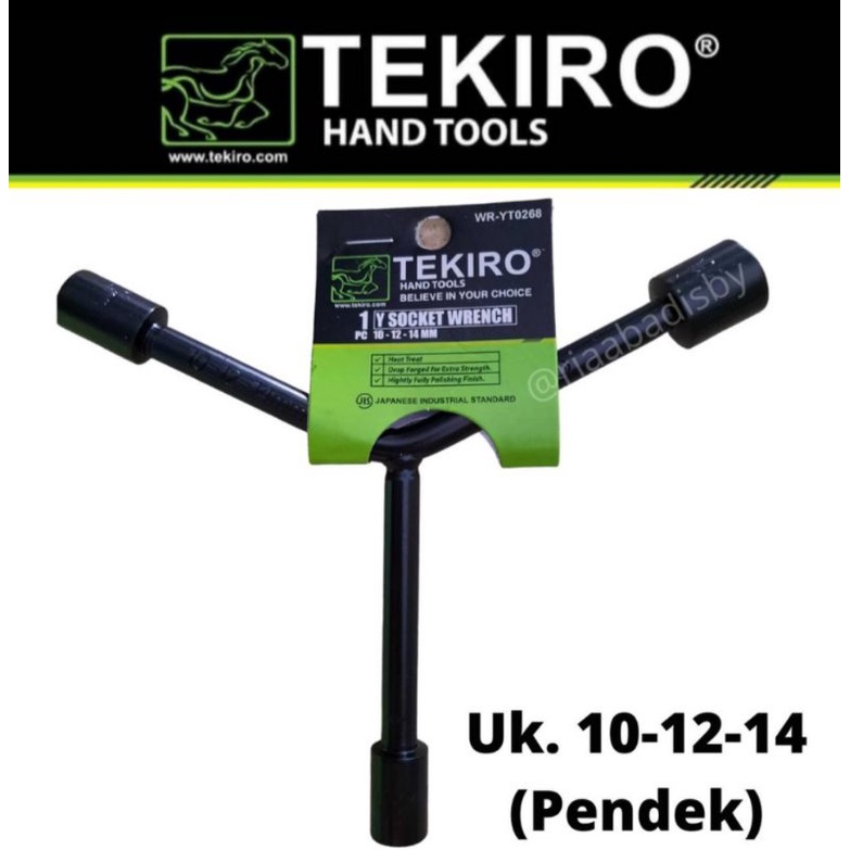 Jual kunci socket Y tekiro type pendek | Shopee Indonesia