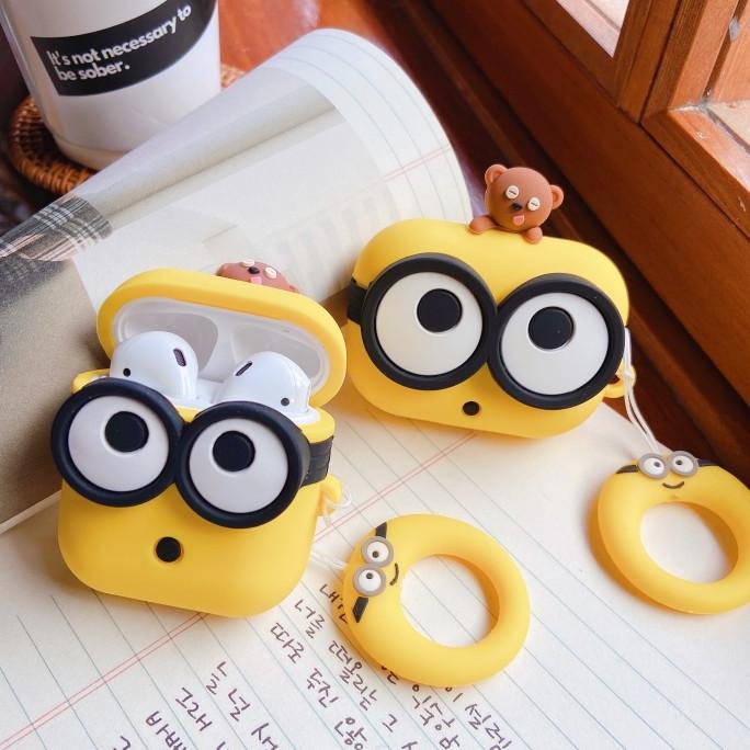 Jual Airpods Gen 1 2 3 Pro Inpods Casing Minion Papoy Case Airpods ...